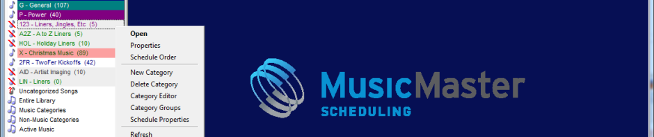 MusicMaster Scheduling - #1 Music Scheduling Software for Broadcasters