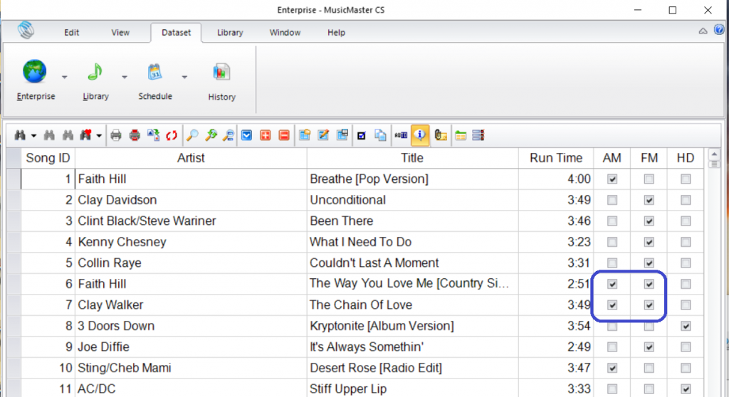 MusicMaster Scheduling - Music Scheduling Software for Windows